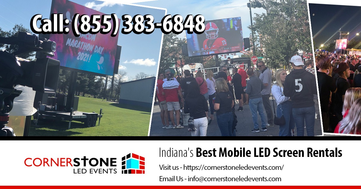 Mobile LED Screen Rentals | CornerstoneLEDEvents.com Greencastle, IN